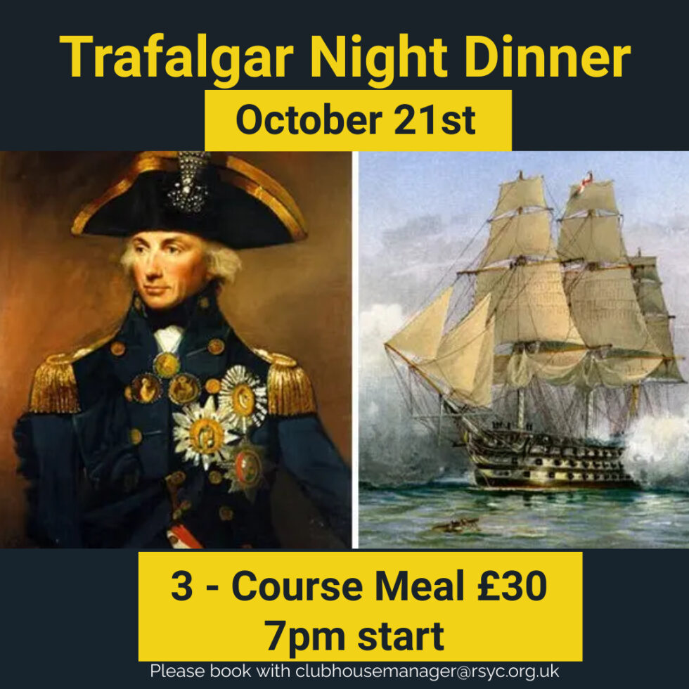 Trafalgar Night Dinner - Royal Southampton Yacht Club