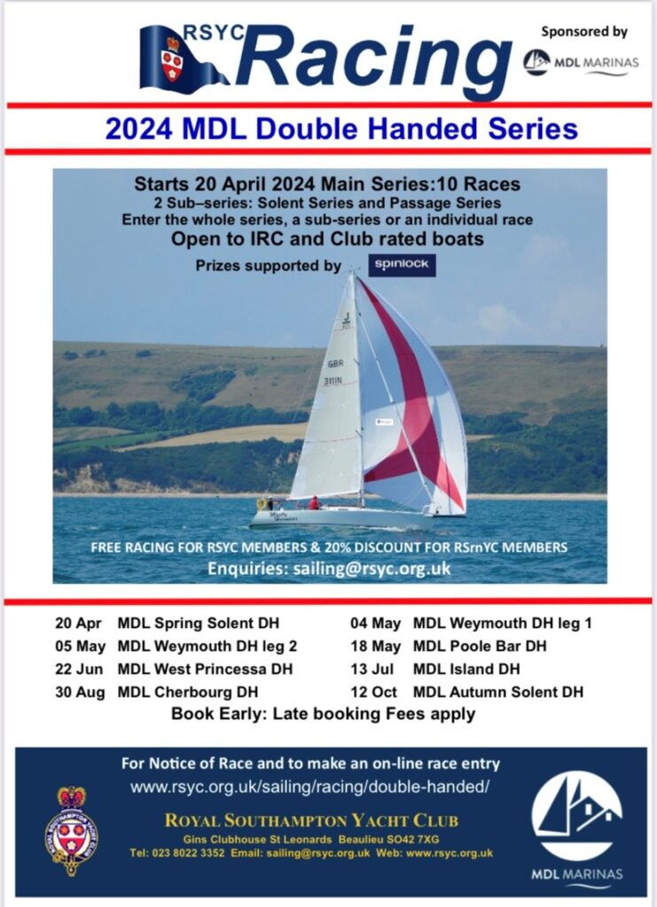 MDL Spring Solent Double 2 Races - Royal Southampton Yacht Club